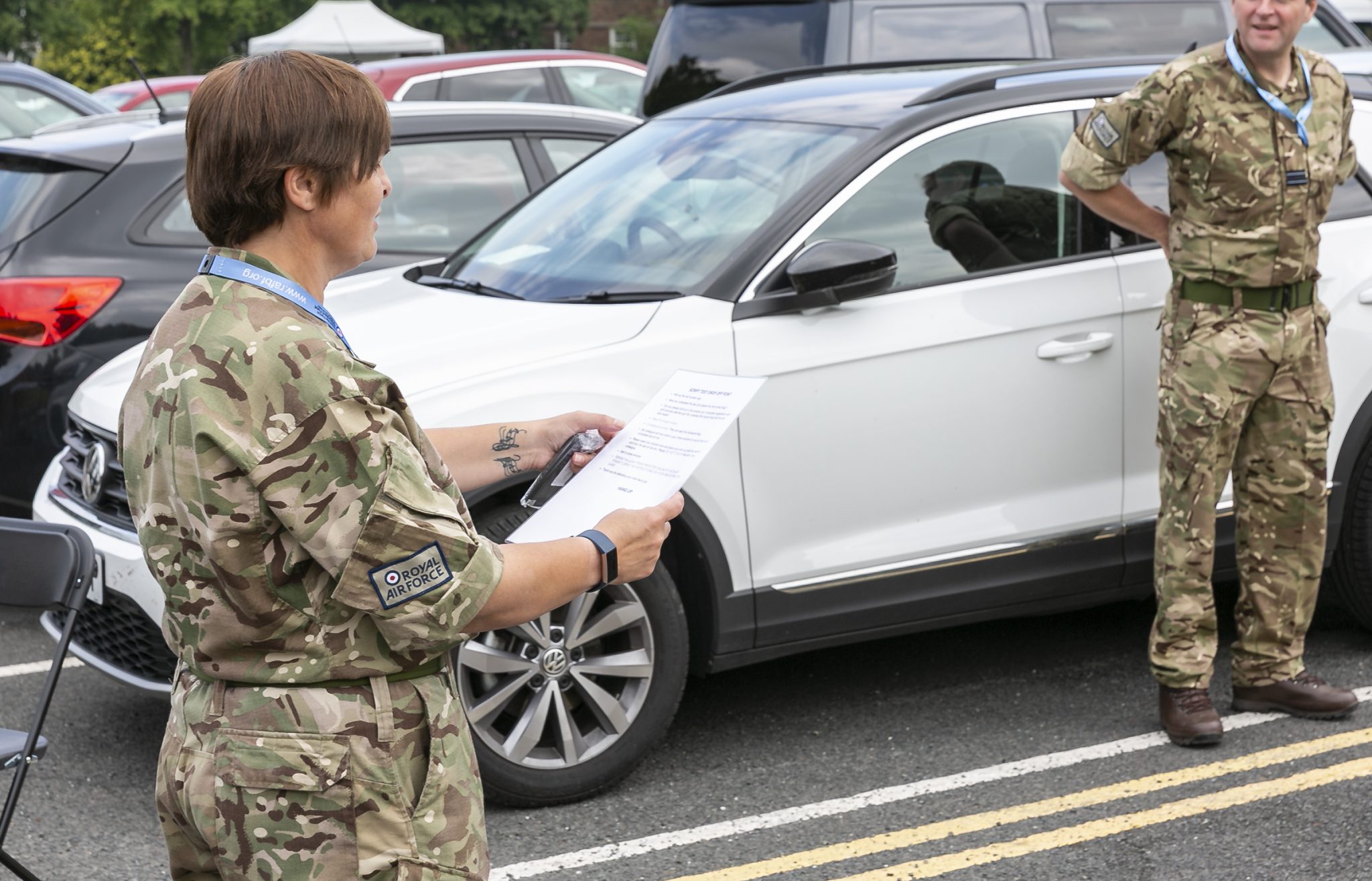 RAF Cosford Reservists train for Coronavirus testing - West Midland ...