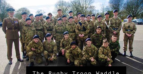 Army Cadets on fundraising Waddle - West Midland Reserve Forces' and ...