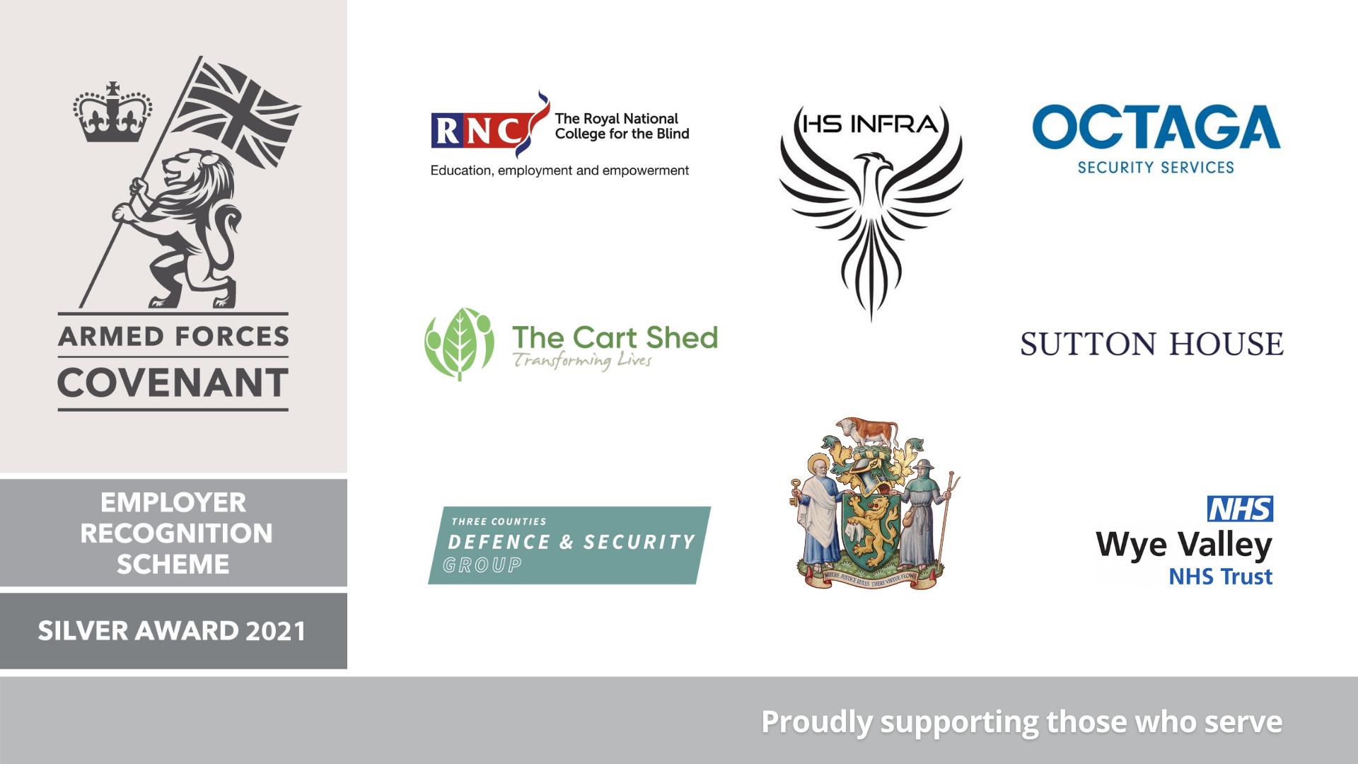 Employers recognised by MoD with ERS Silver Award - WM RFCA