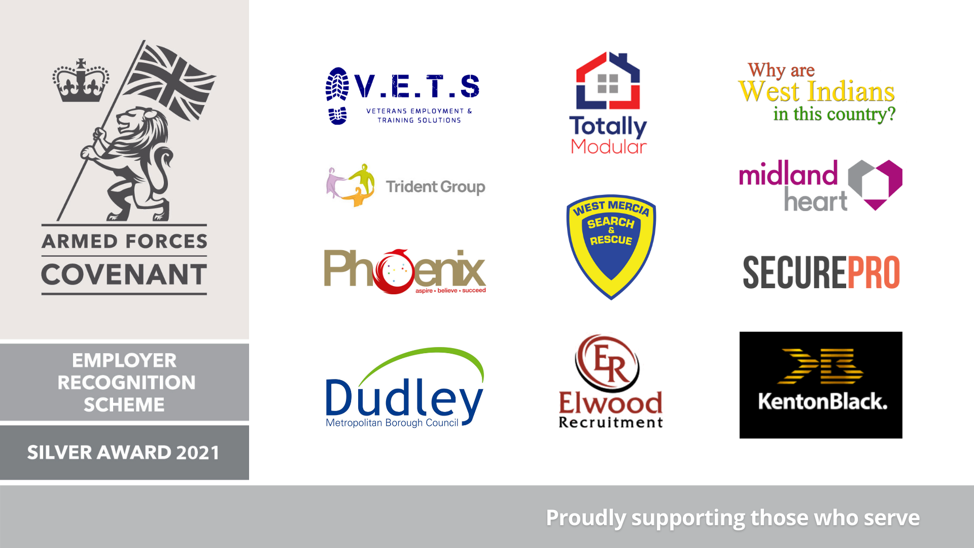 Employers recognised by MoD with ERS Silver Award - WM RFCA