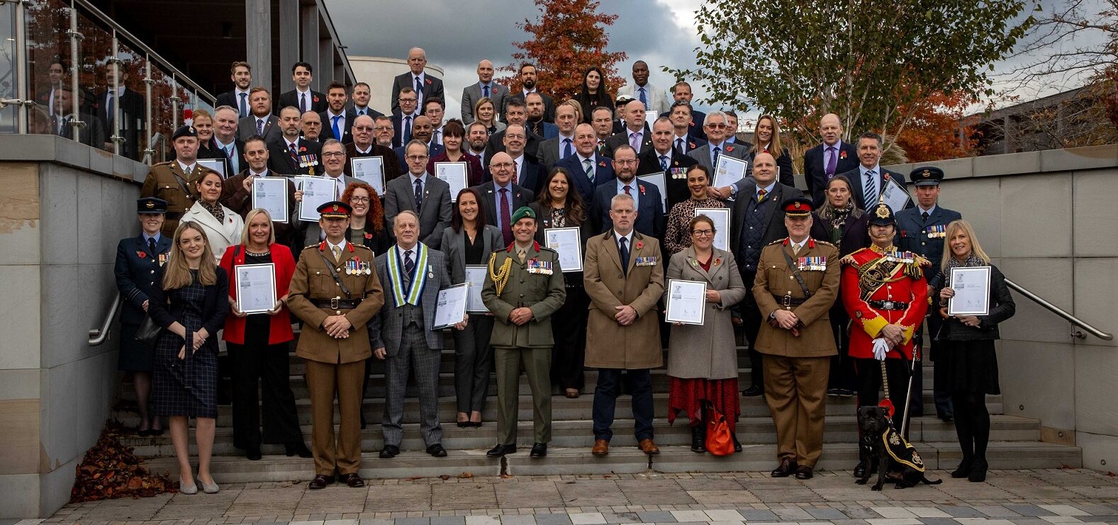 Fifty employers receive Ministry of Defence Silver Award - WM RFCA