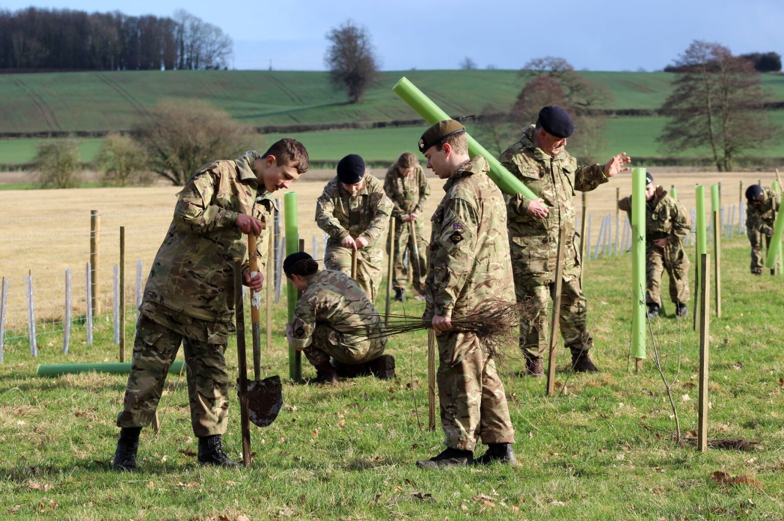 Staffordshire Army Cadets dig deep - West Midland RFCA