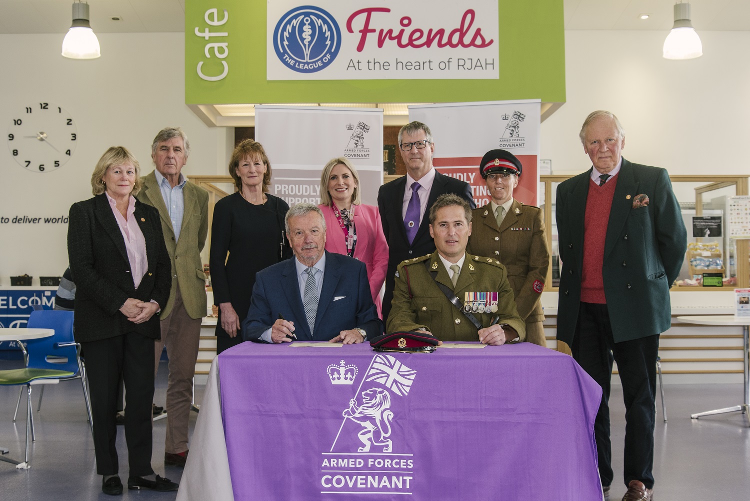 RJAH Friends sign Covenant to support Armed Forces - WM RFCA