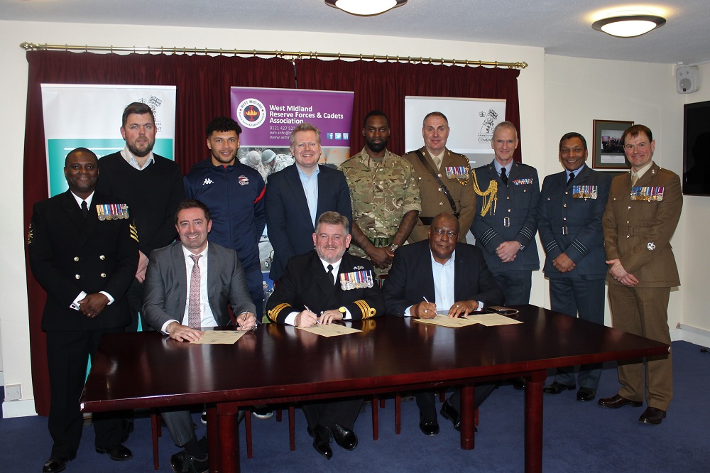 West Midland RFCA welcomes 1000th Covenant signee - WM RFCA