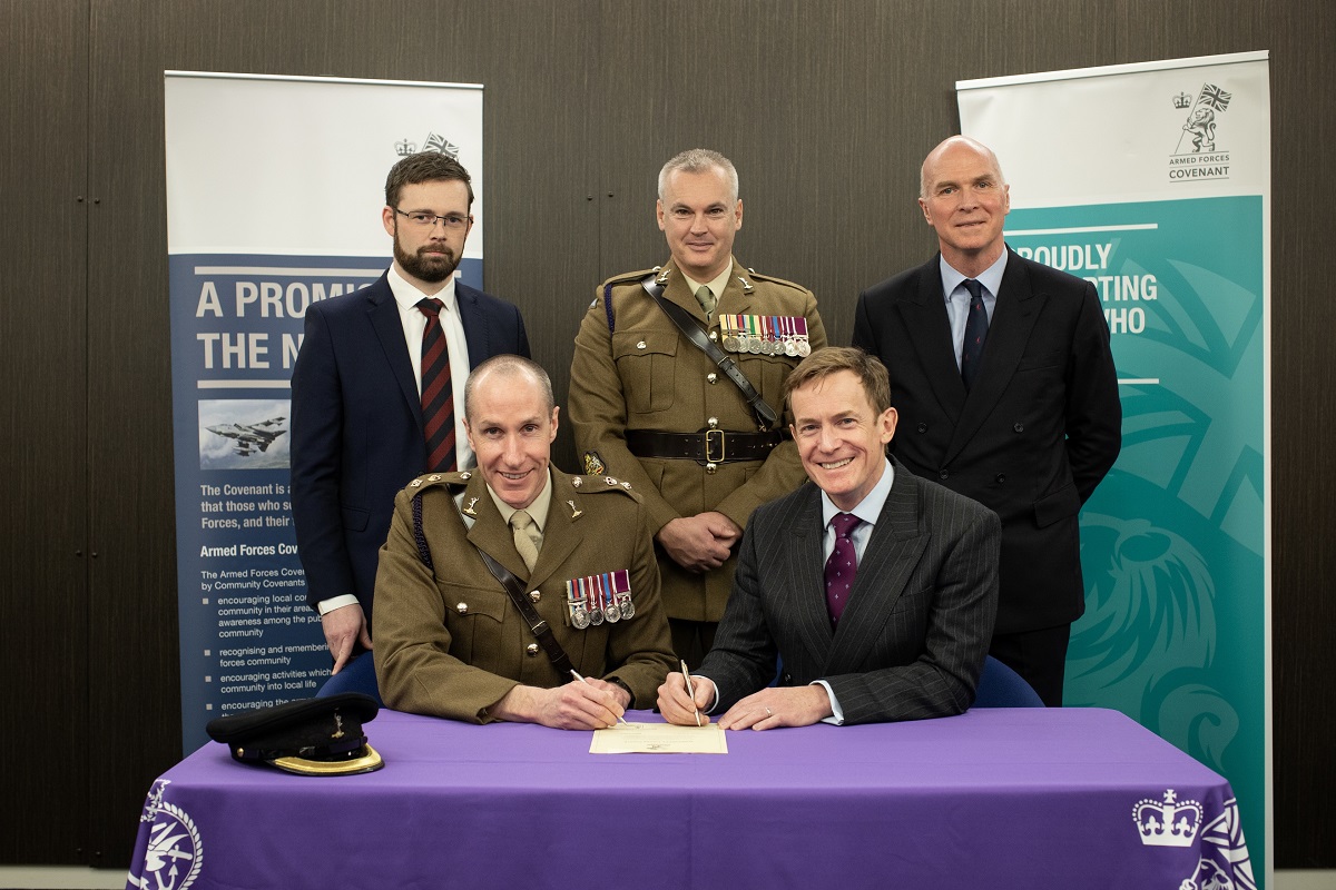 Staffordshire reaffirms support for Armed Forces community - WM RFCA